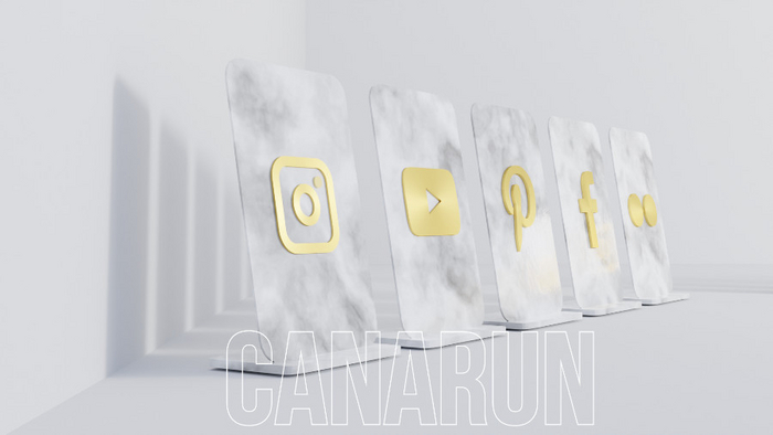 Second Life Marketplace - Social Media Sign Marble - CANARUN